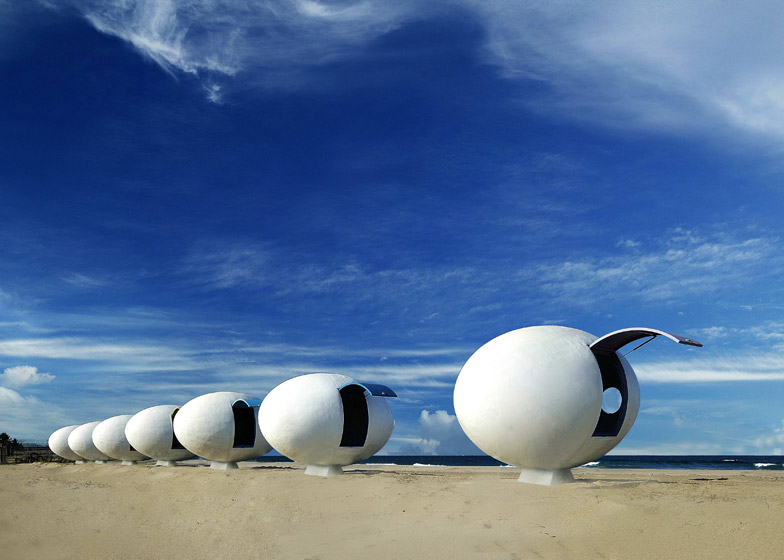 Exploring the surreal beach pods in Gangwon-do province of South Korea