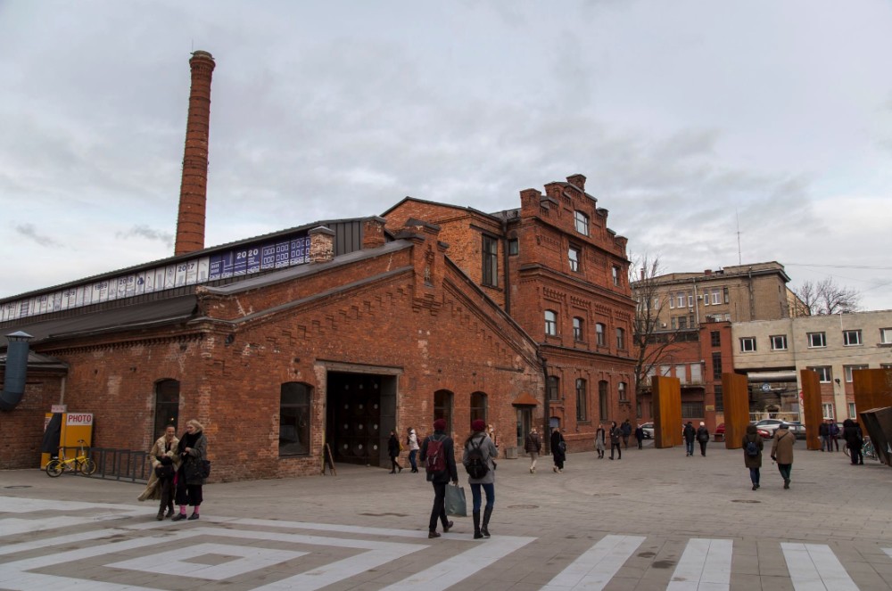 Former Soviet factory in St Petersburg, Russia, transformed into art zone