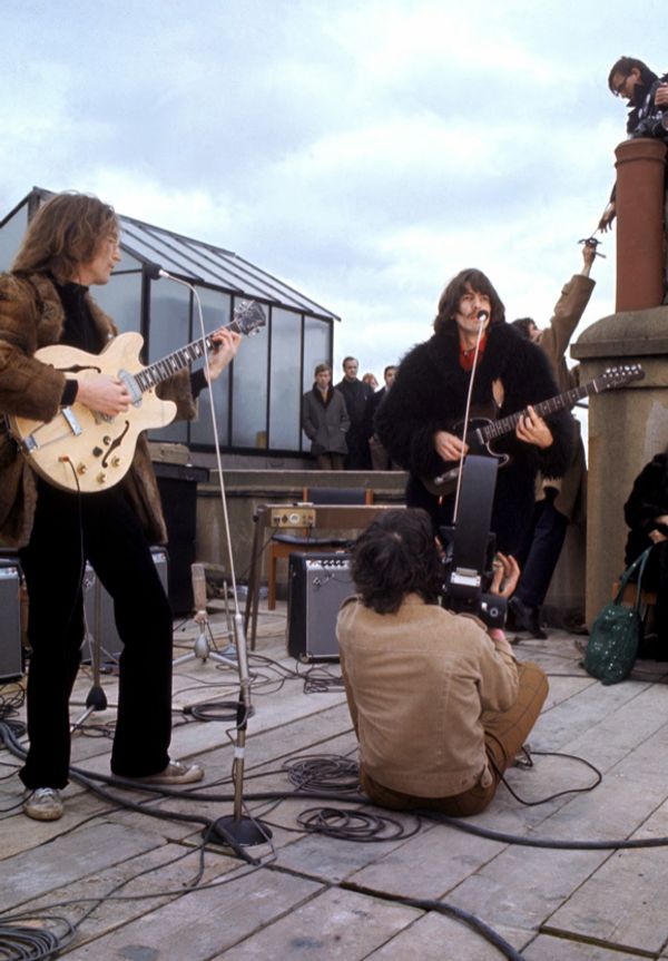 Wonderful colour photographs of The Beatles’ iconic rooftop concert, 1969