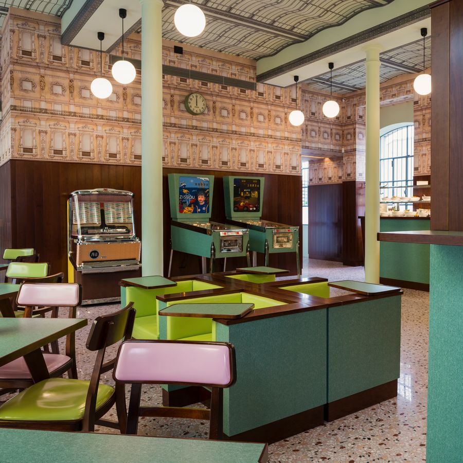 The Wes Anderson-designed Bar Luce in Milan