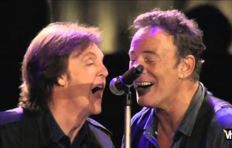 Revisiting Paul McCartney and Bruce Springsteen’s joyous performance of ...