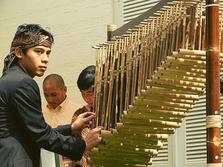 What is the Angklung musical instrument?
