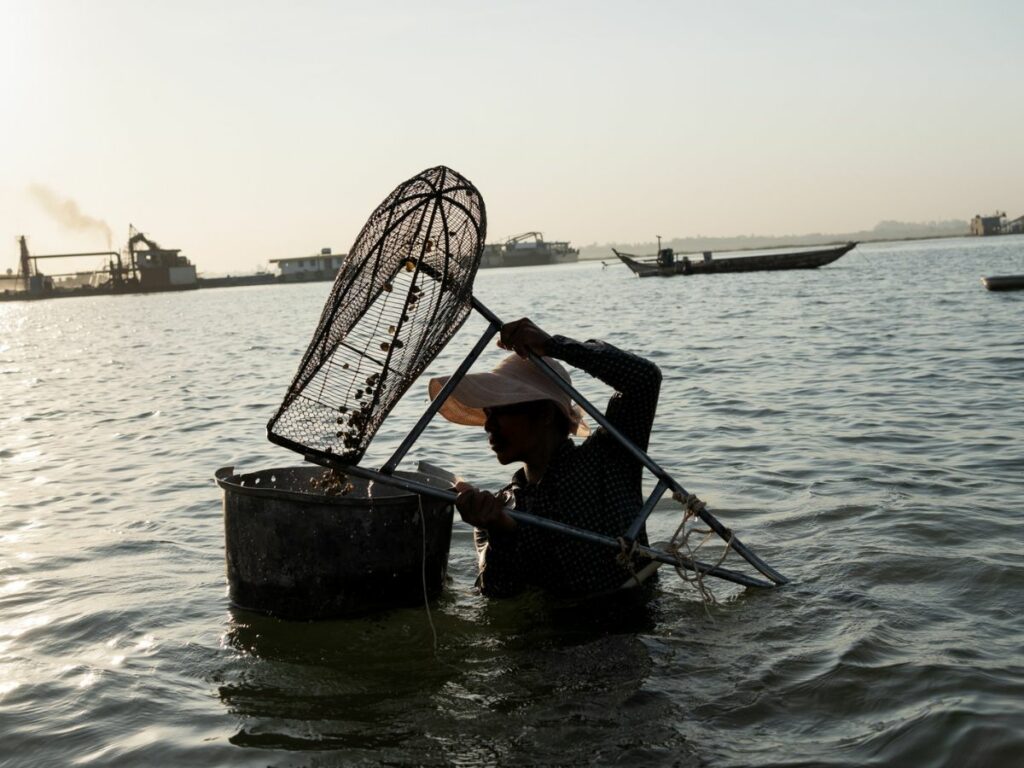 Andy Ball photographs the impact of sand mining in Cambodia