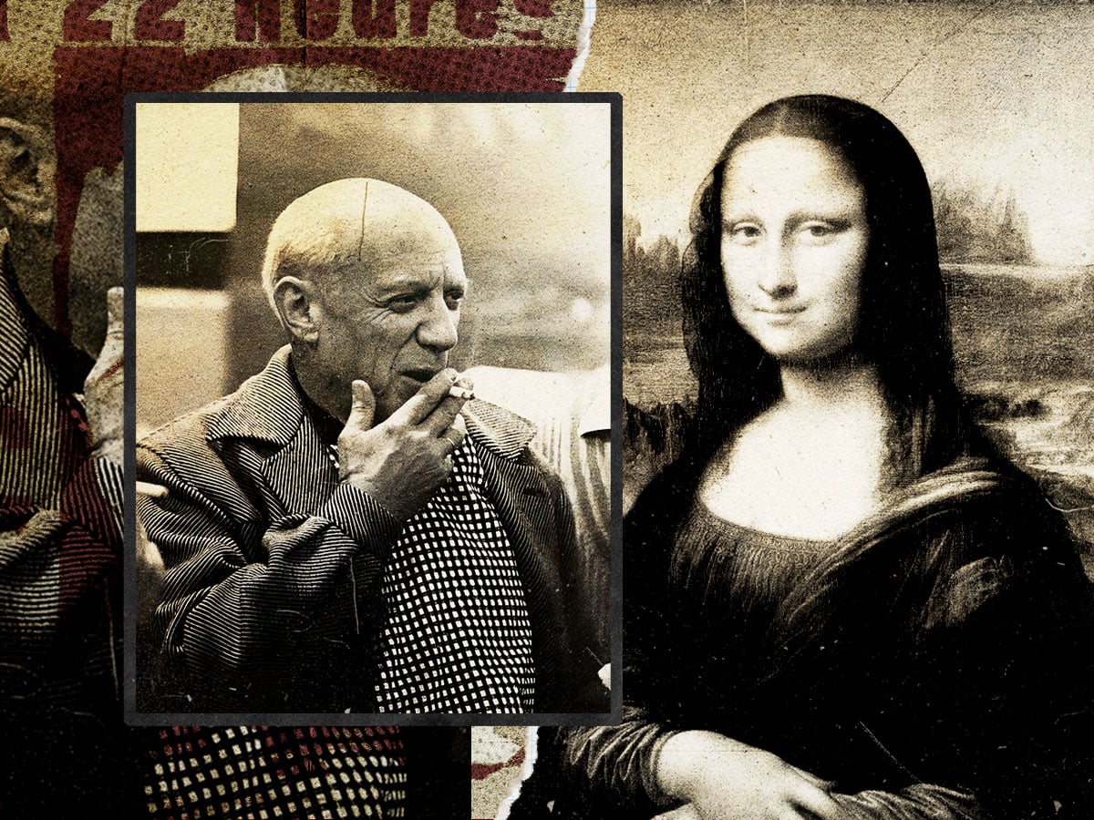 Pablo Picasso was a suspect in the theft of the 'Mona Lisa'