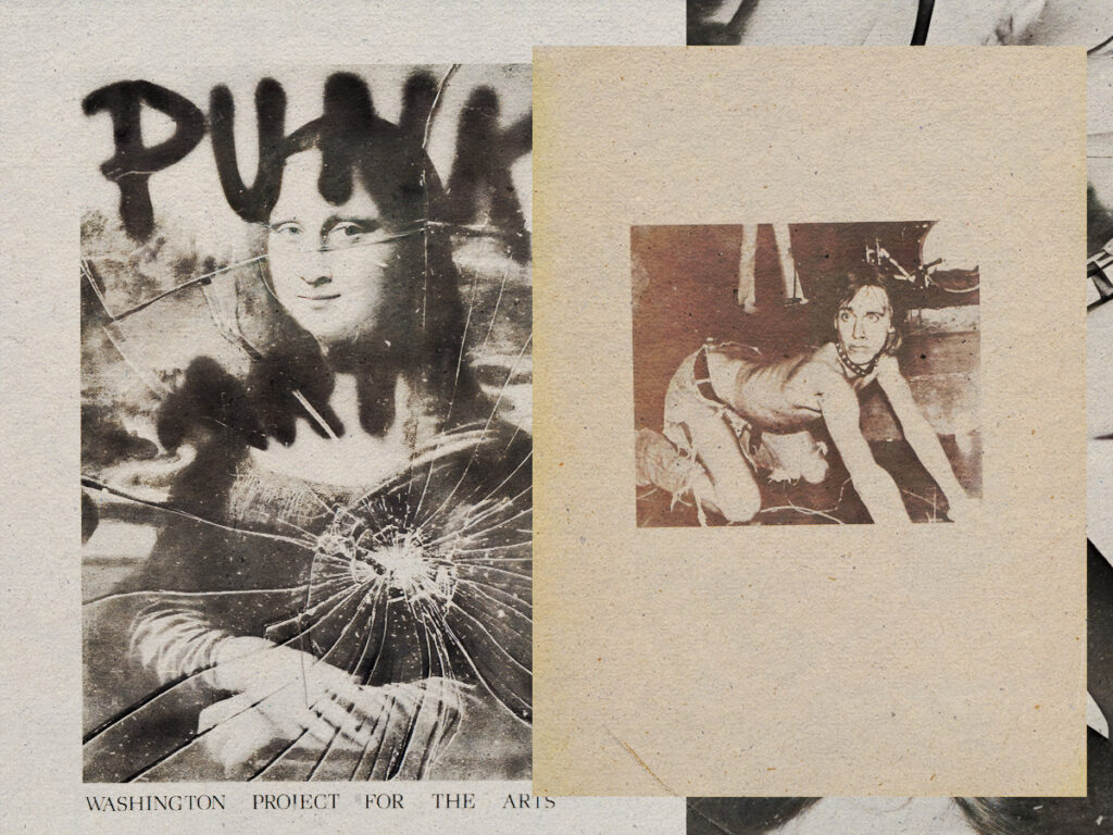 Snapshots from the "first" Punk Art exhibition, 1978