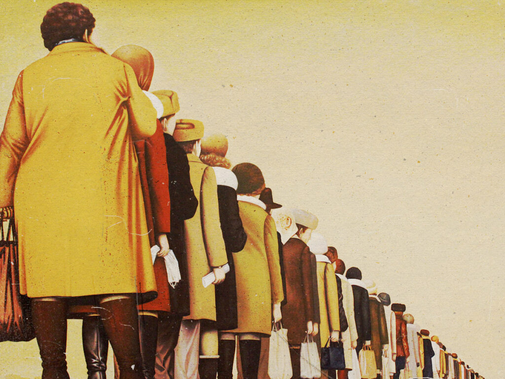 Tim Key reveals his favourite painting: 'The Queue'