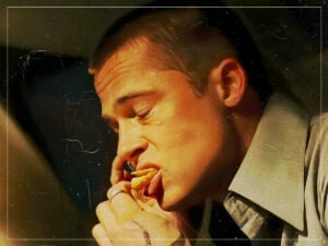 Brad Pitt: The world's greatest actor at eating in movies?