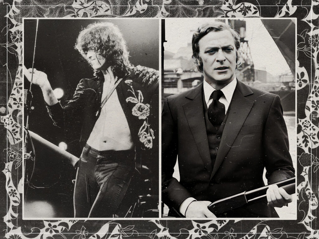 The strange connection between Jimmy Page and Michael Caine