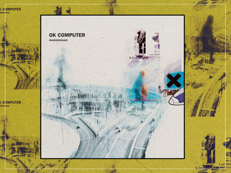 Where was the Radiohead album cover for 'OK Computer' shot?
