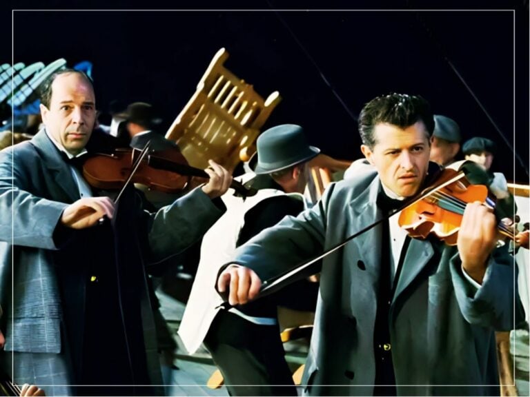 Did a band play as the Titanic sank?
