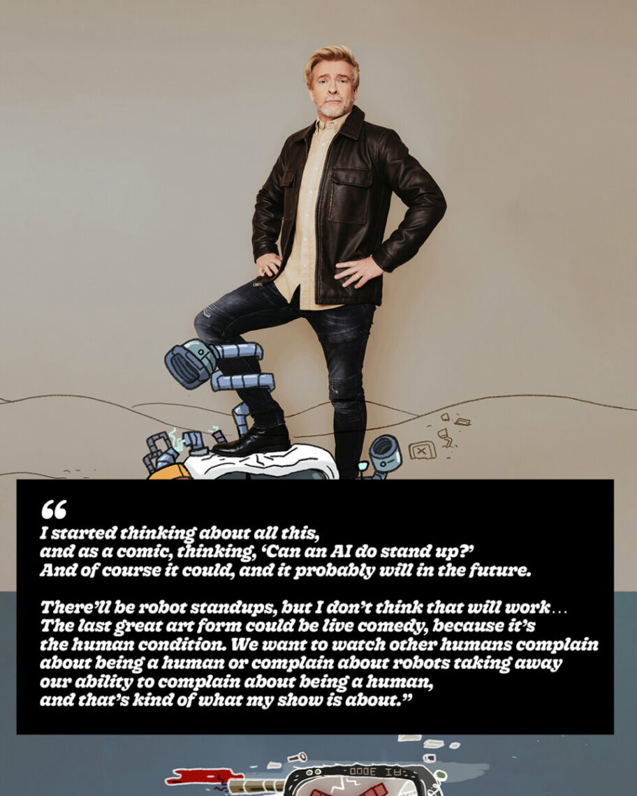 Rhys Darby on AI, returning to standup and branching out