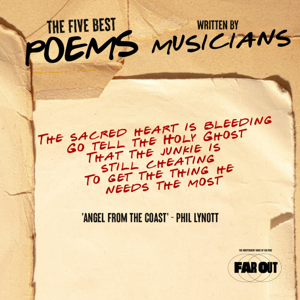 The five most beautiful poems written by musicians