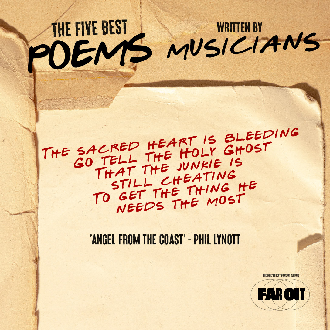 The five most beautiful poems written by musicians