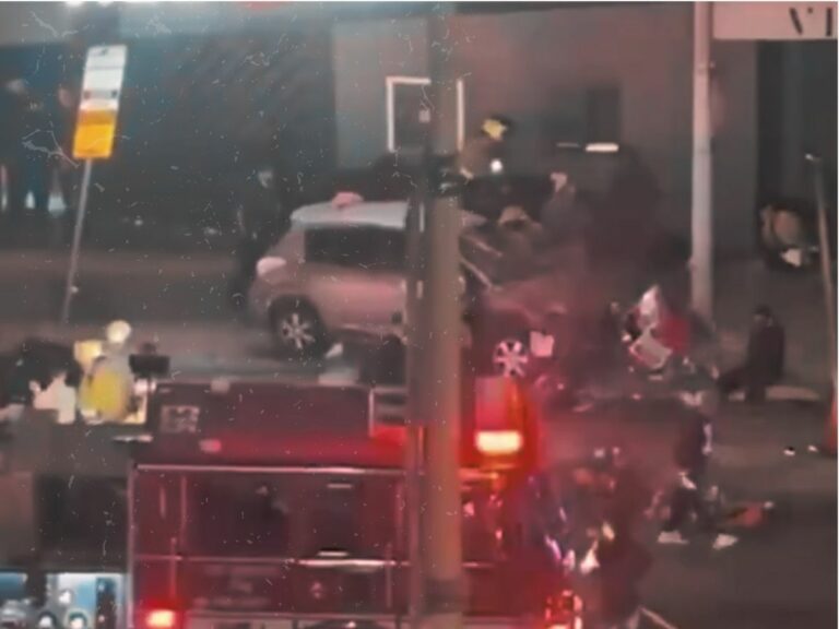 Dozens injured outside LA nightclub after car drives into crowd
