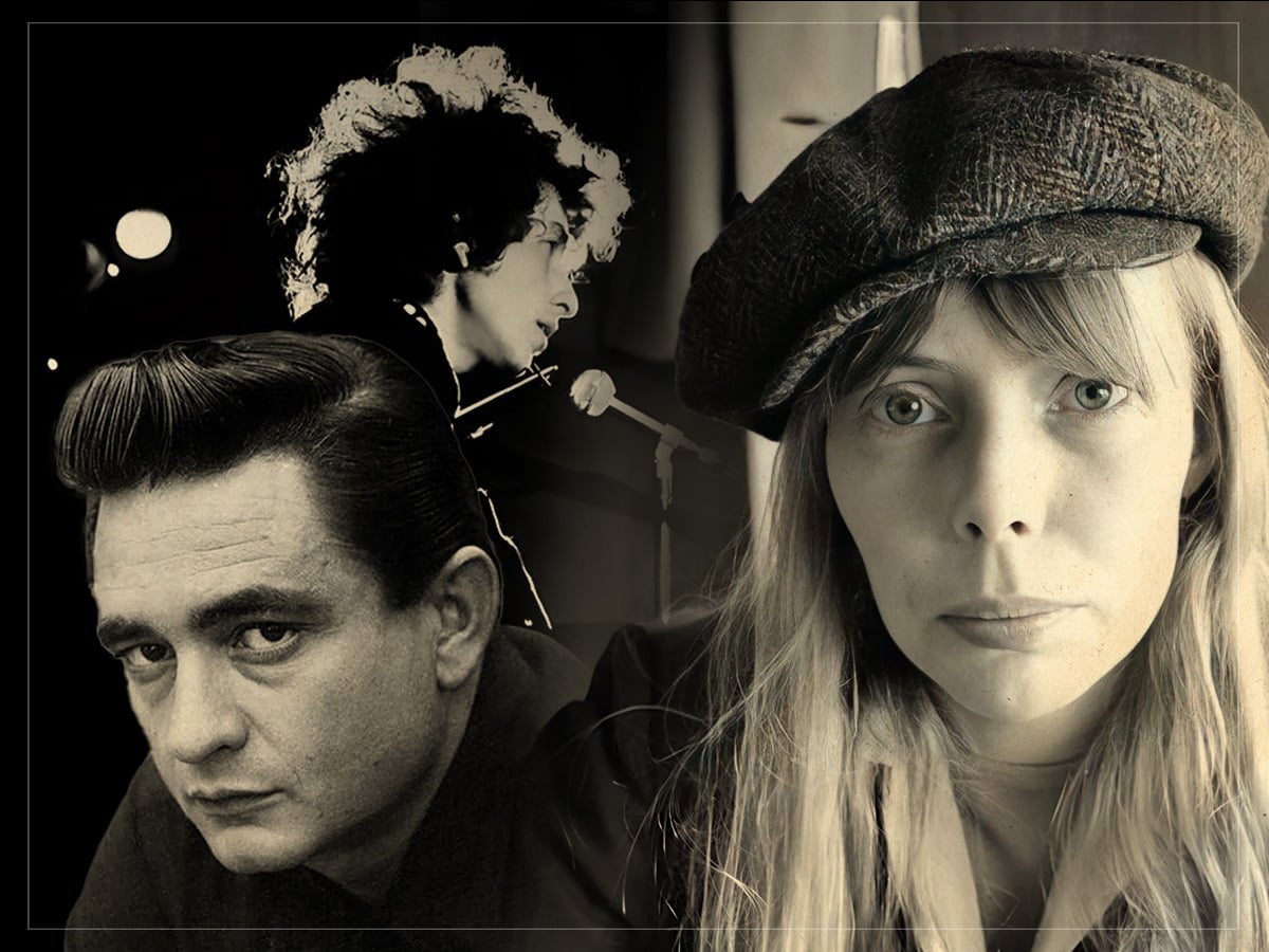Joni Mitchell, Johnny Cash and Bob Dylan at the greatest songwriting ...