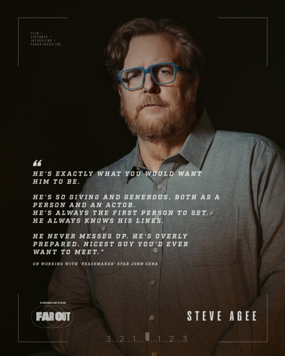 Steve Agee discusses the "amazing" second season of 'Peacemaker'