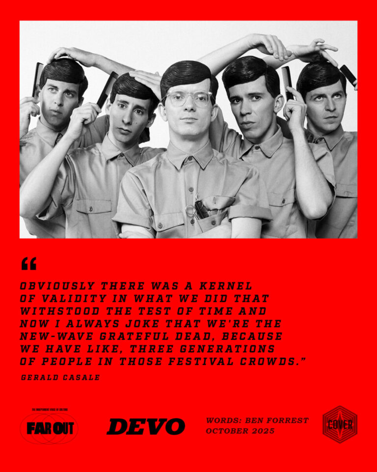 Devo discuss documentaries, de-evolution, and 50 more years
