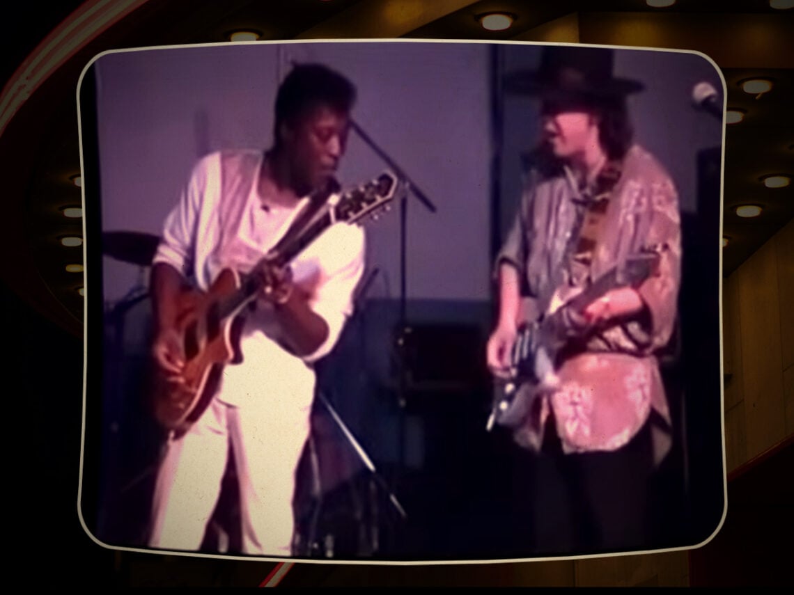 When Buddy Guy jammed with Stevie Ray Vaughan in Chicago, 1989
