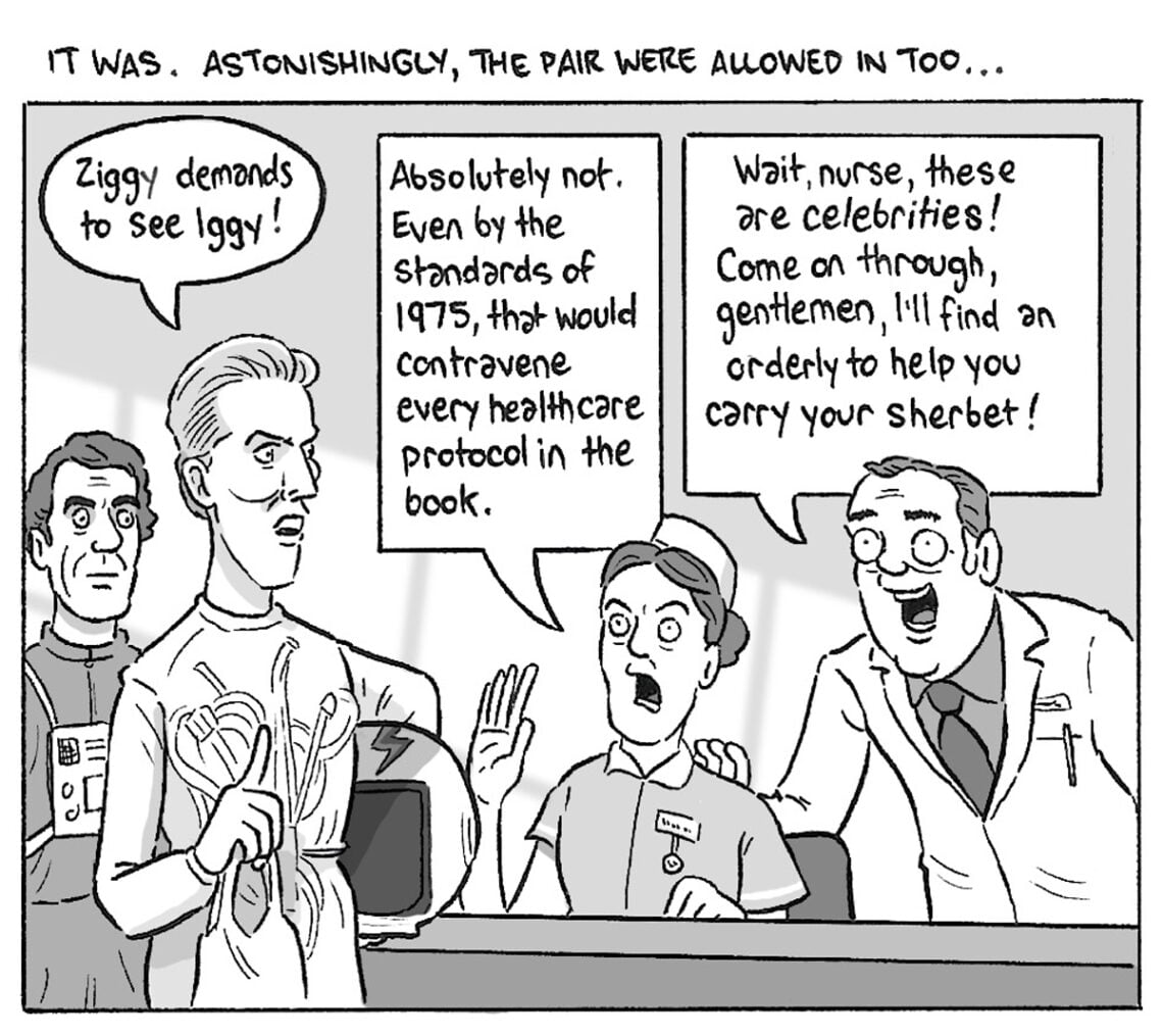 David Squires delves into... an Iggy Pop rehab escape plan