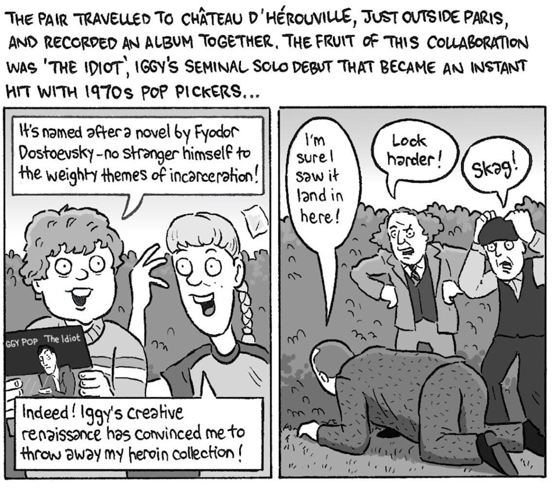 David Squires delves into... an Iggy Pop rehab escape plan