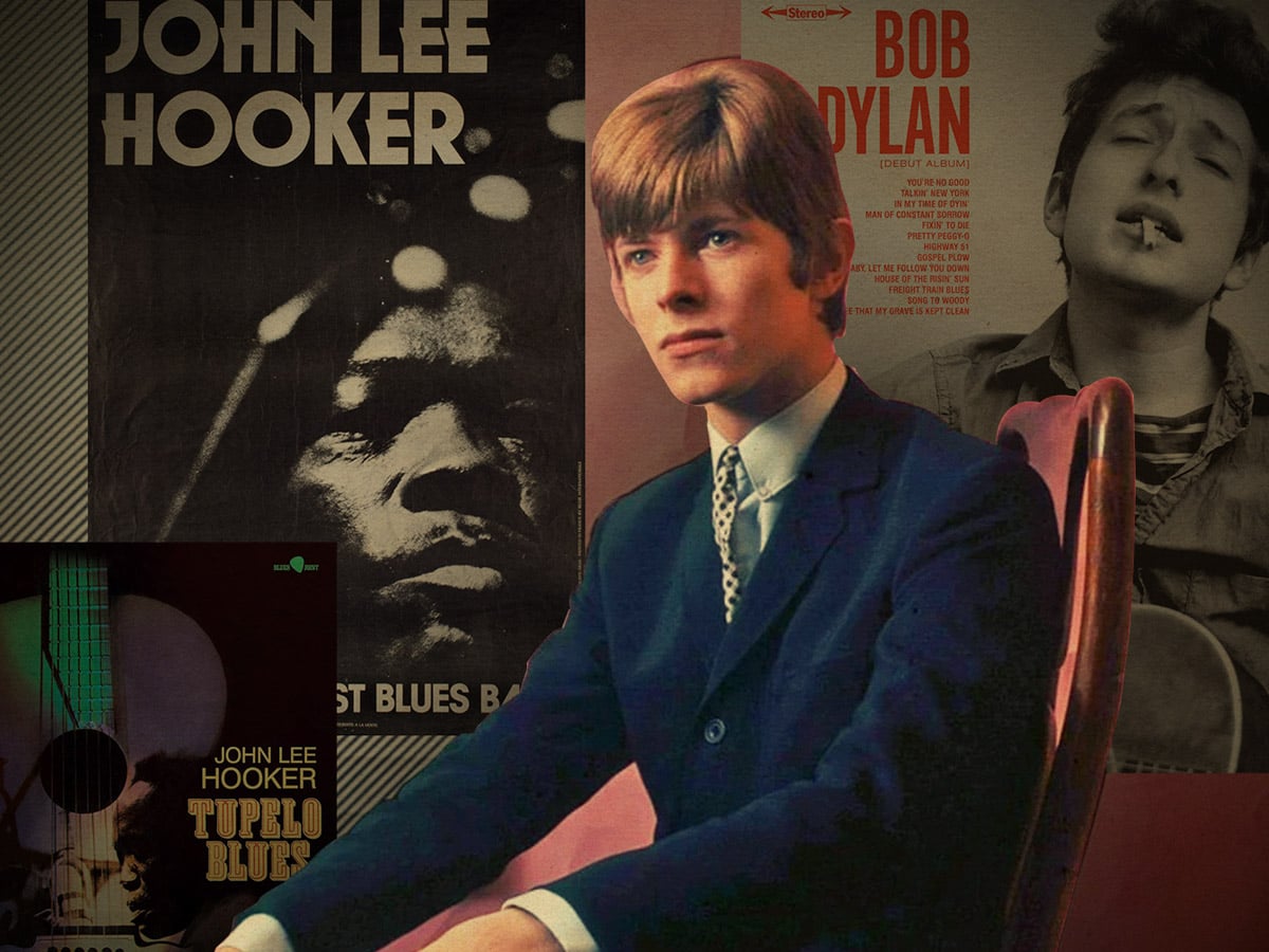 The story of how David Bowie discovered Bob Dylan and John Lee Hooker