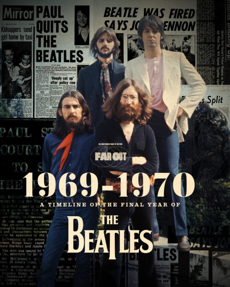 A timeline of the final year of The Beatles from 1969 to 1970